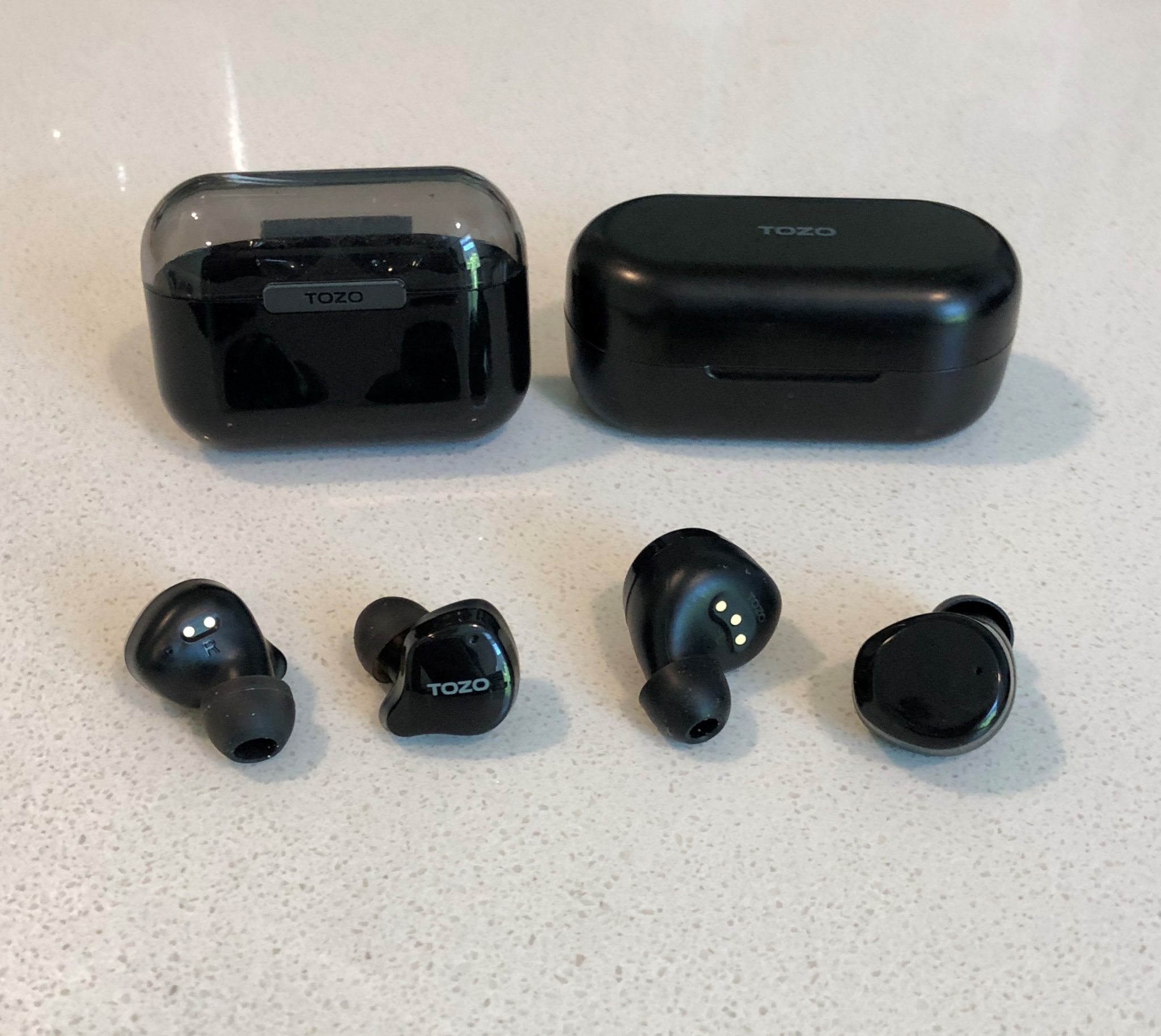 TOZO Crystal Buds vs T12 Wireless Earbuds Comparison